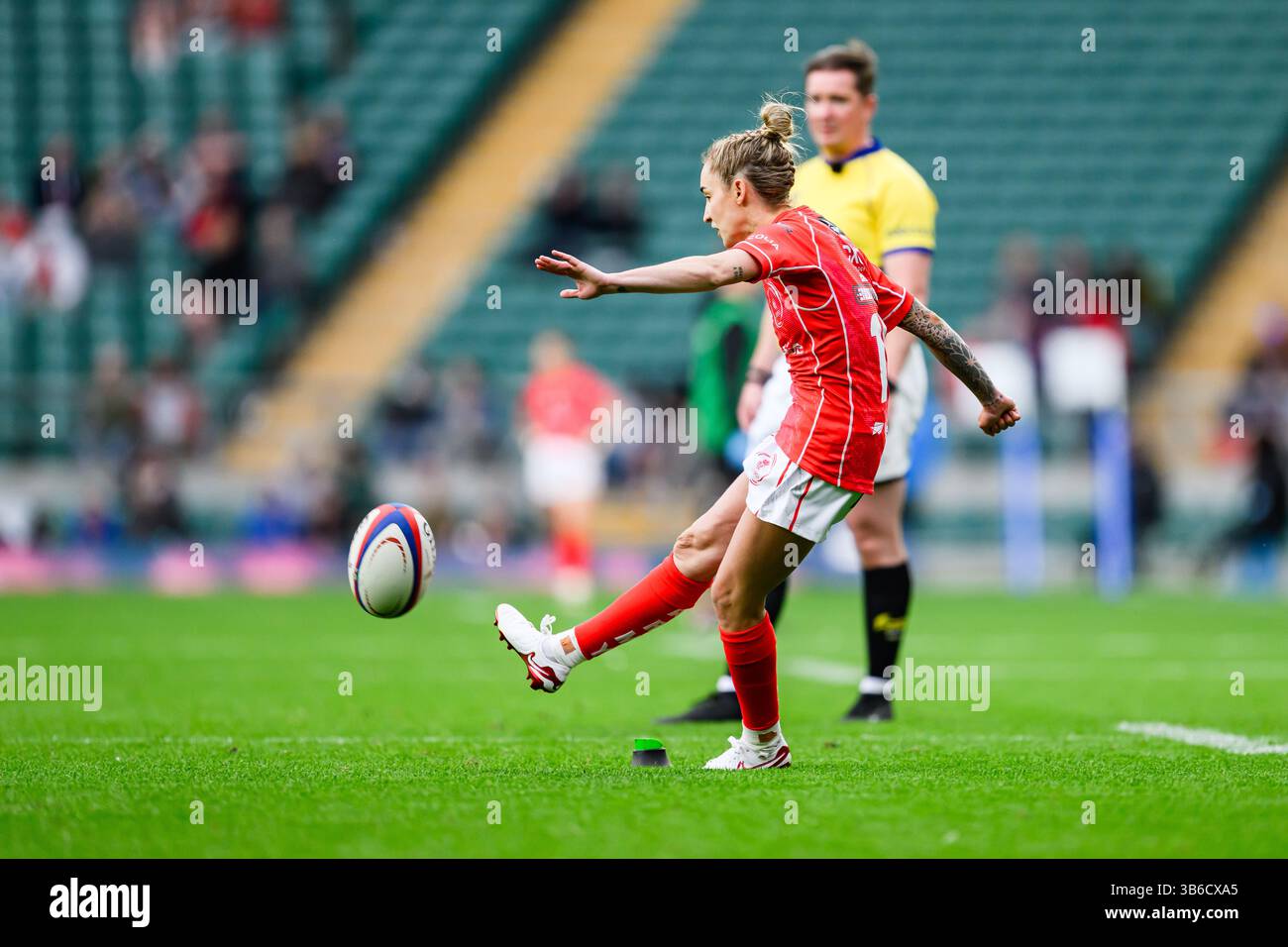 LONDON, UNITED KINGDOM. 03, May 25. LCpl C Pursglove, RLC takes a ...