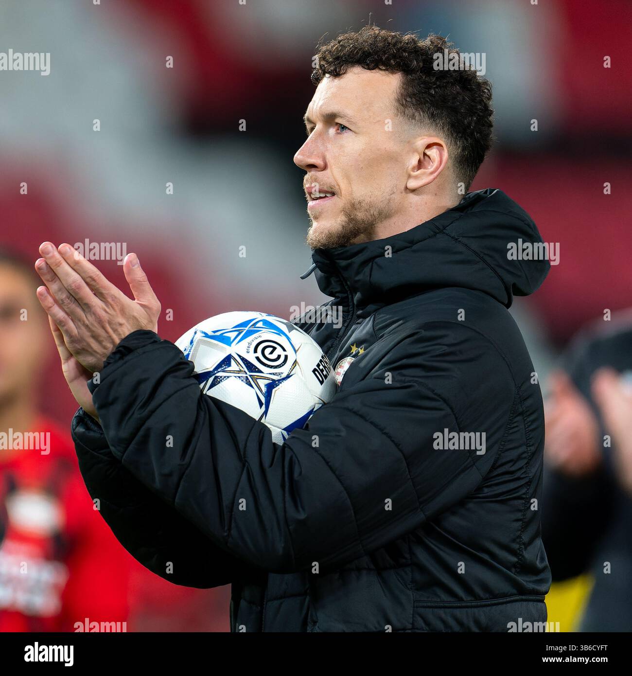 EINDHOVEN, NETHERLANDS - MAY 3: Ivan Perisic of PSV applauds for the ...