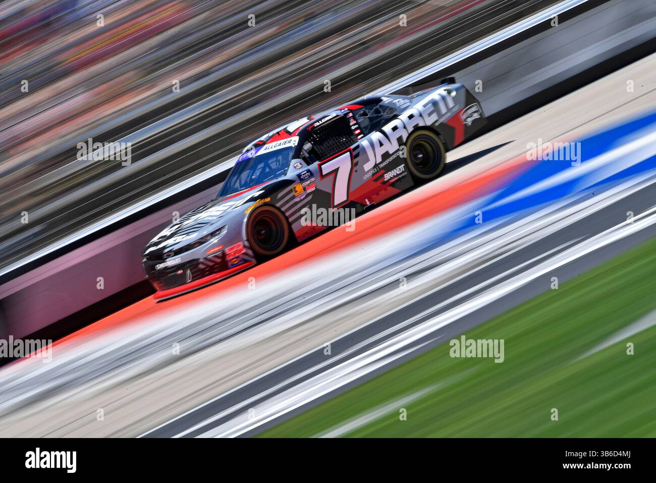 FORT WORTH, TX - MAY 03: Justin Allgaier (#7 Jarrett Logistics James ...
