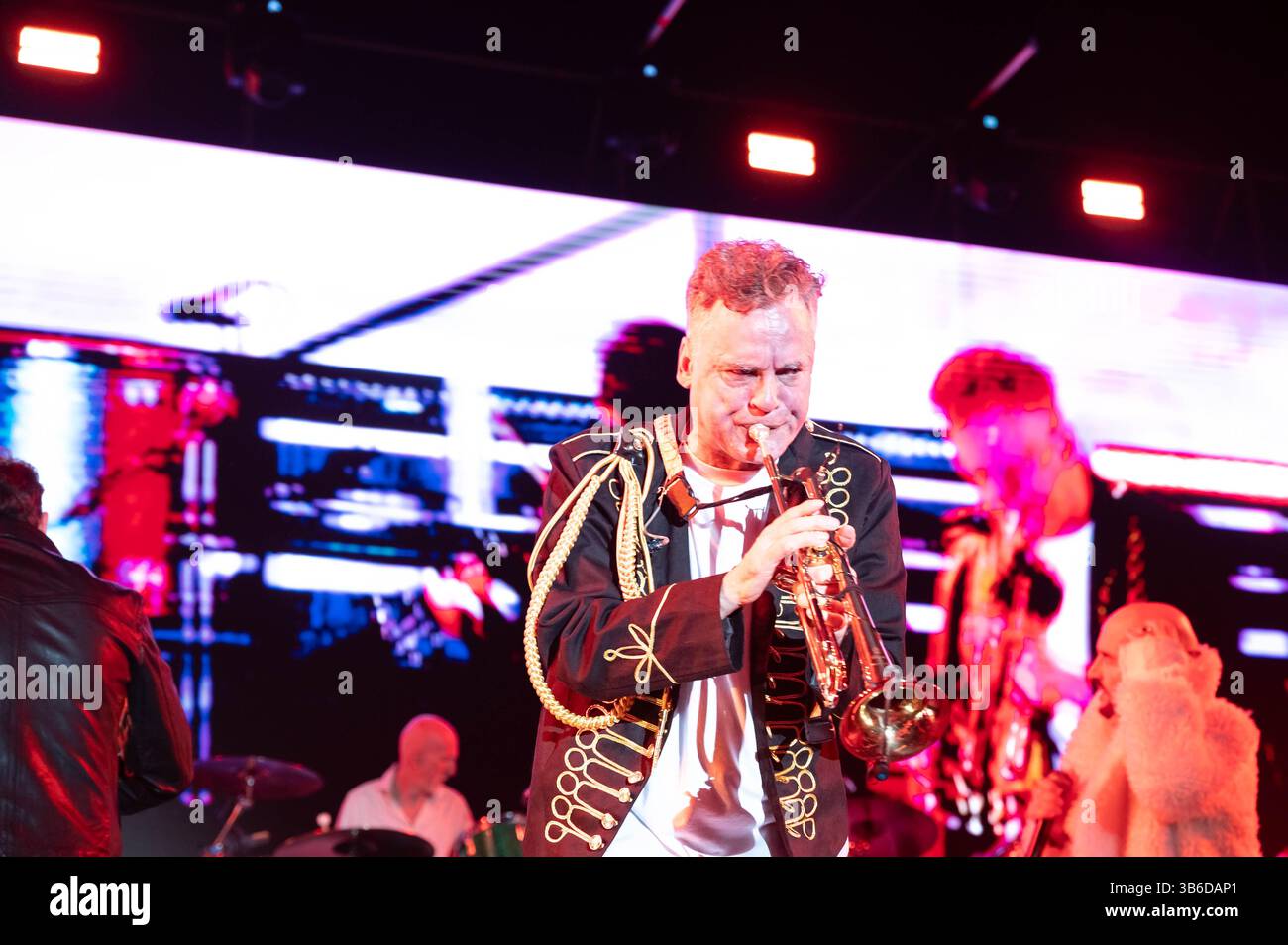 Andy Diagram performing with James at Pavillion Festival Ayr, Scotland ...