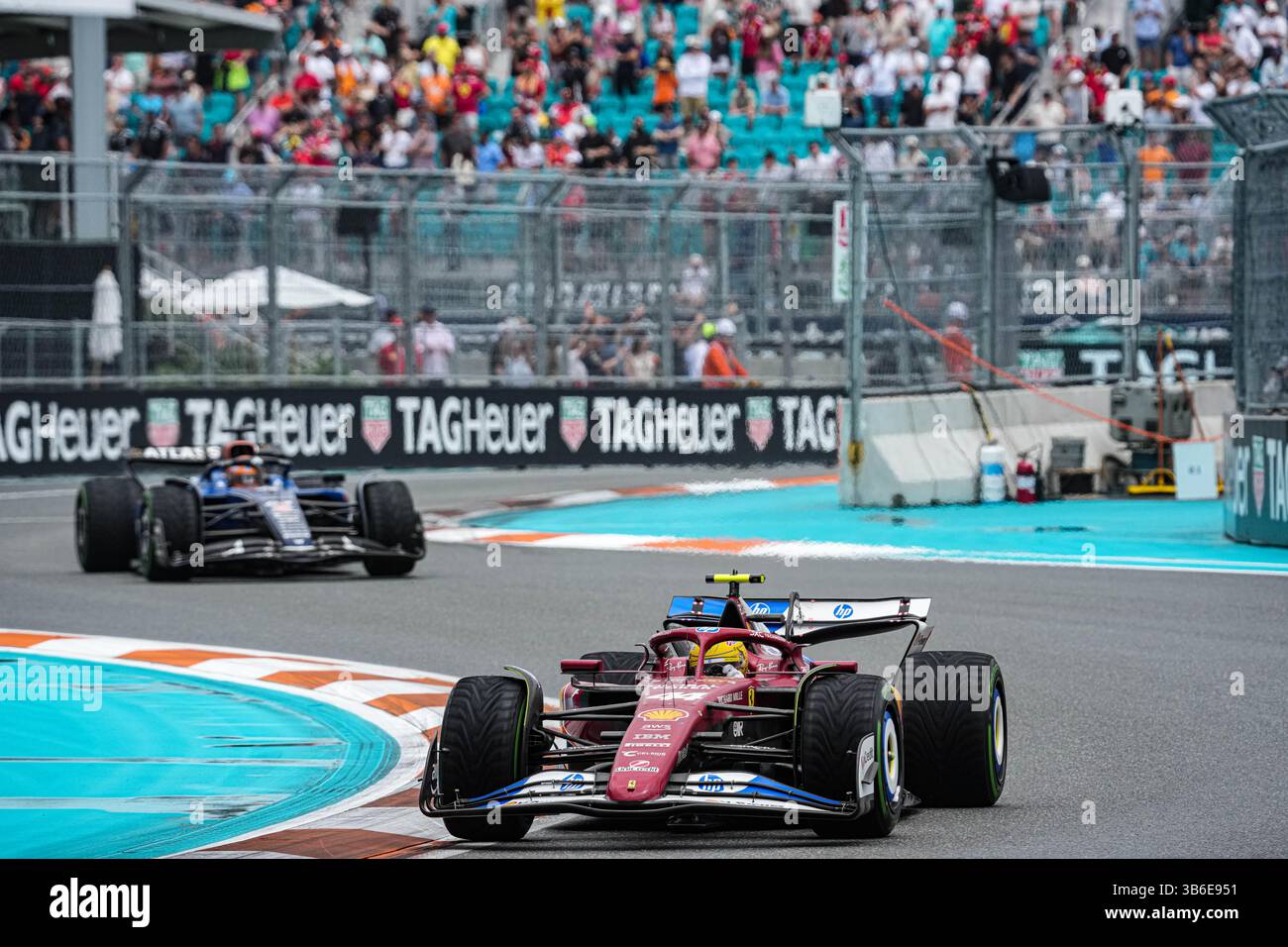 Miami, USA. 03rd May, 2025. Lewis Hamilton (GBR) - Scuderia Ferrari ...