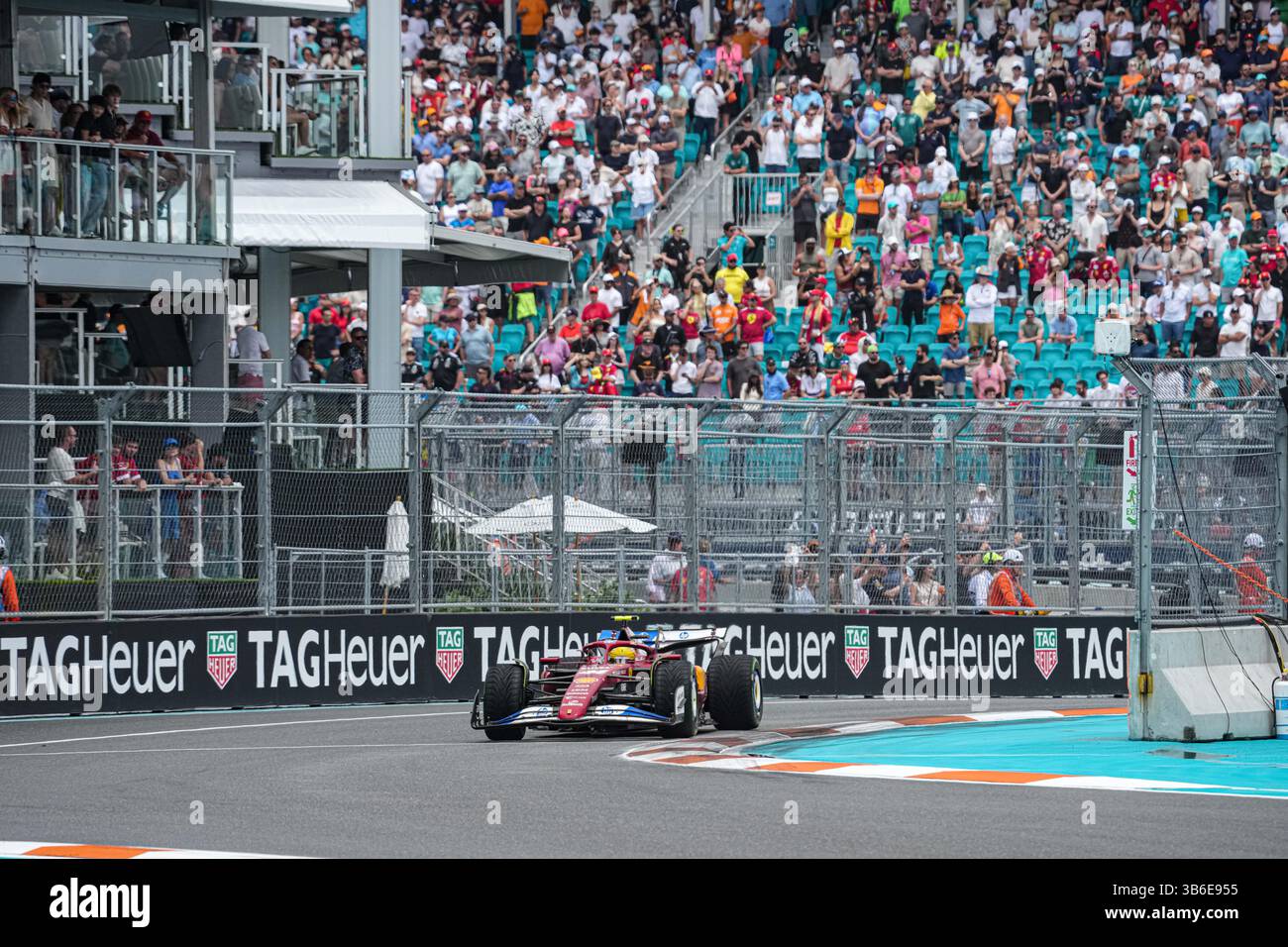 Miami, USA. 03rd May, 2025. Lewis Hamilton (GBR) - Scuderia Ferrari ...