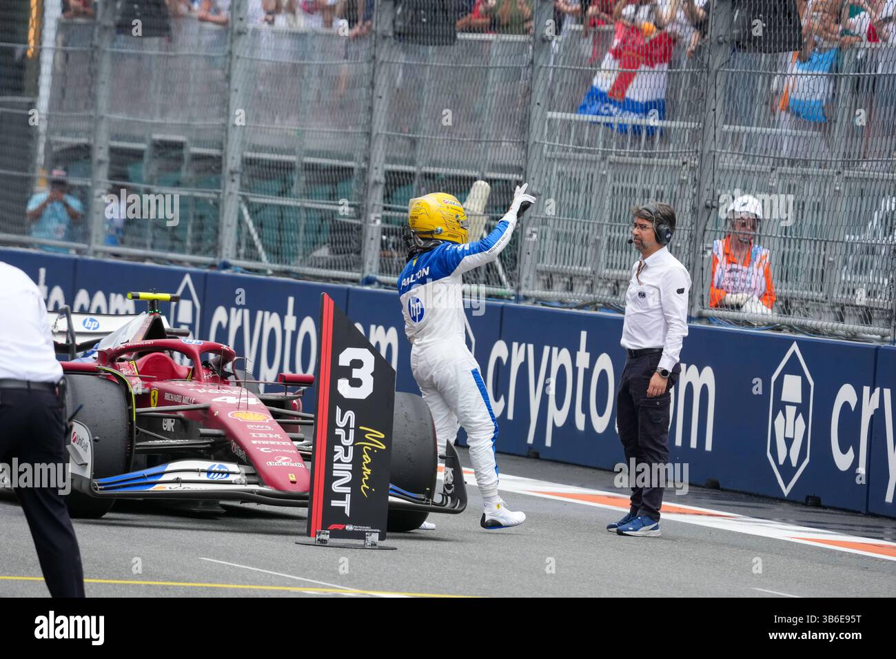 Miami, USA. 03rd May, 2025. Lewis Hamilton (GBR) - Scuderia Ferrari ...