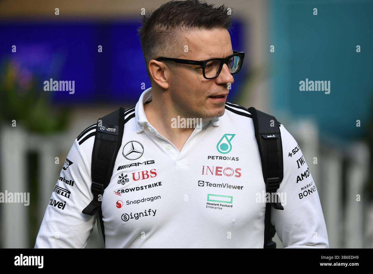 Miami, USA. 03rd May, 2025. Peter Bonnington, head of race engineering ...