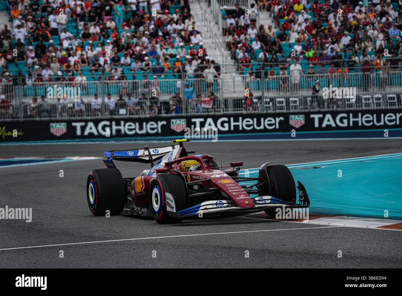 May 3, 2025, Miami, Florida, USA: Lewis Hamilton (GBR) - Scuderia ...
