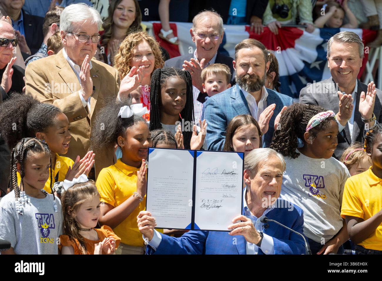 Austin, Tx, USA. 3rd May, 2025. Governor GREG ABBOTT signs SB2 ...