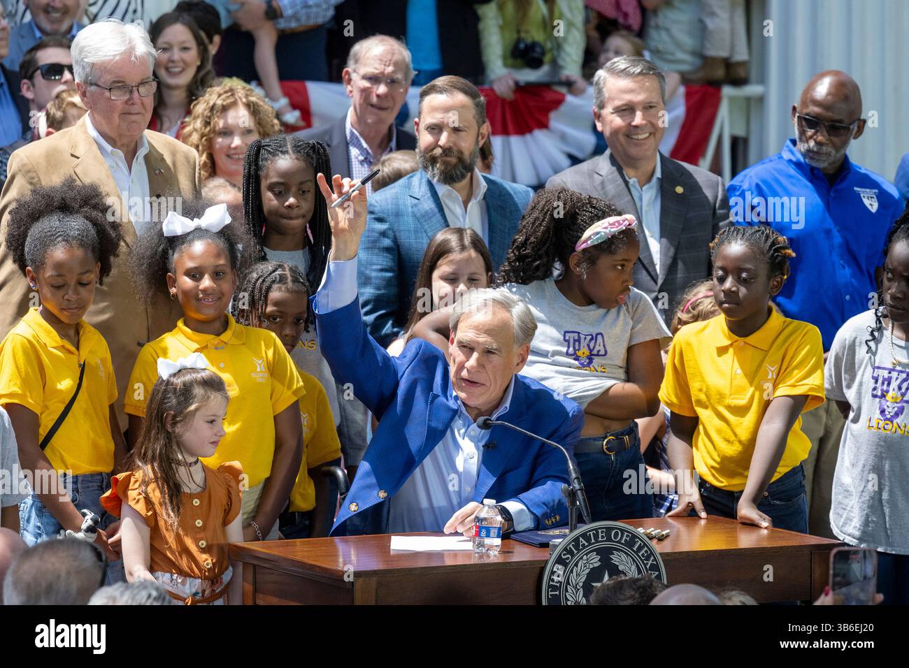 Austin, Tx, USA. 3rd May, 2025. Governor GREG ABBOTT signs SB2 ...