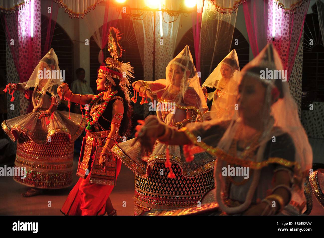 November 26, 2023, Sylhet, Bangaldesh: Sylhet, Bangladesh: Manipuri ...