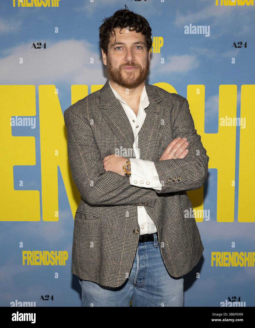 Adam Pally attends the special screening of "Friendship" at AMC Lincoln ...