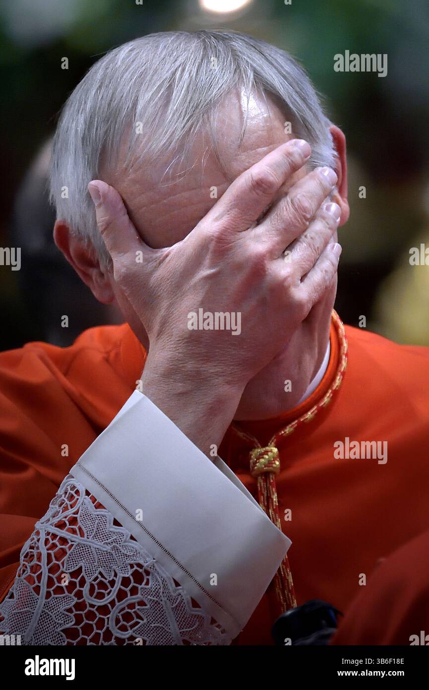 Cardinal Matteo Maria Zuppi. May 7, 2025 in the Vatican, the conclave ...