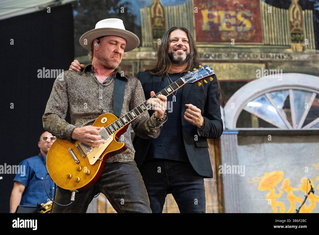 Kenny Wayne Shepherd, left, and Noah Hunt perform during the second ...