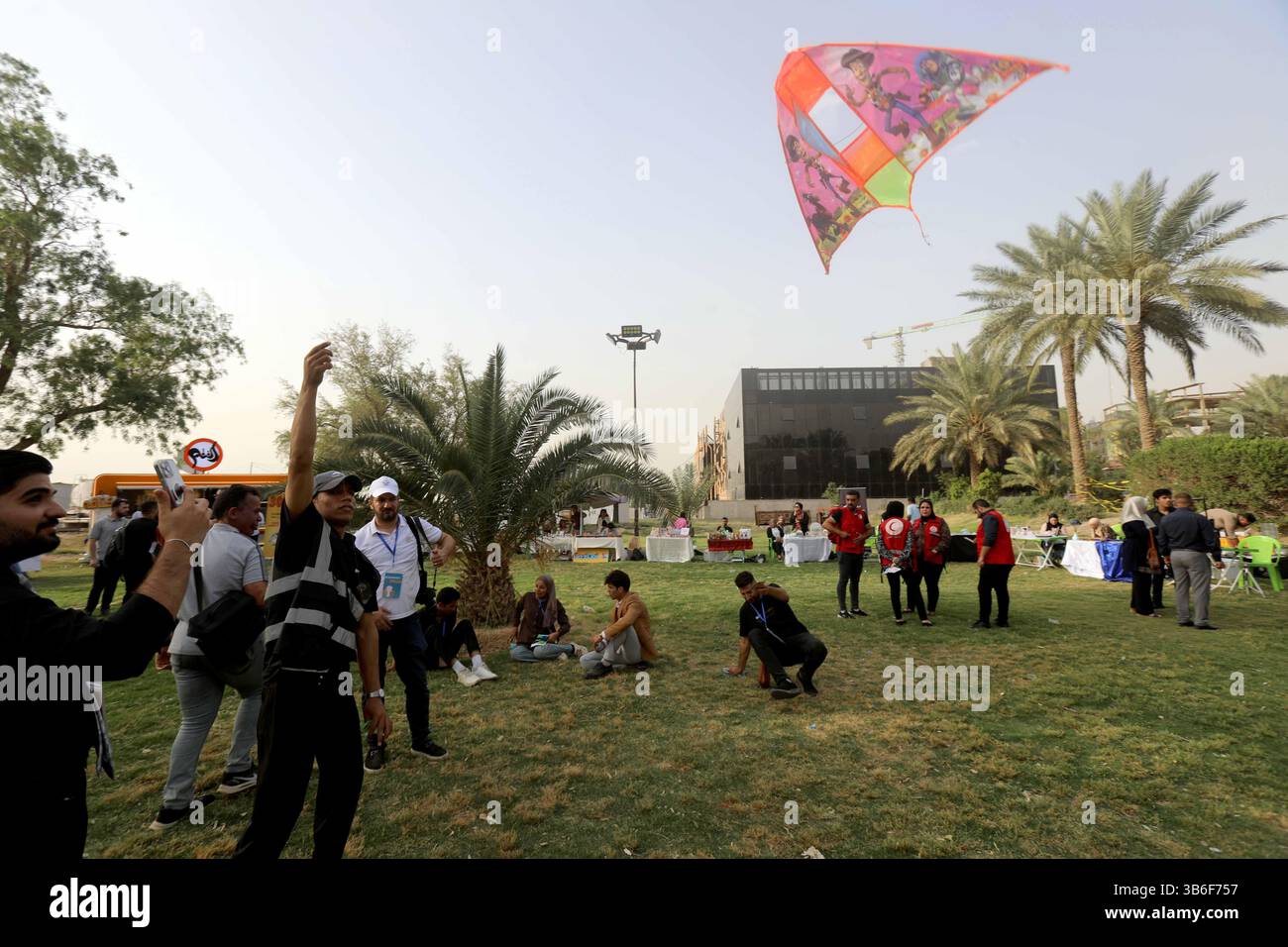 Baghdad, Iraq. 3rd May, 2025. People enjoy themselves at the 8th ...