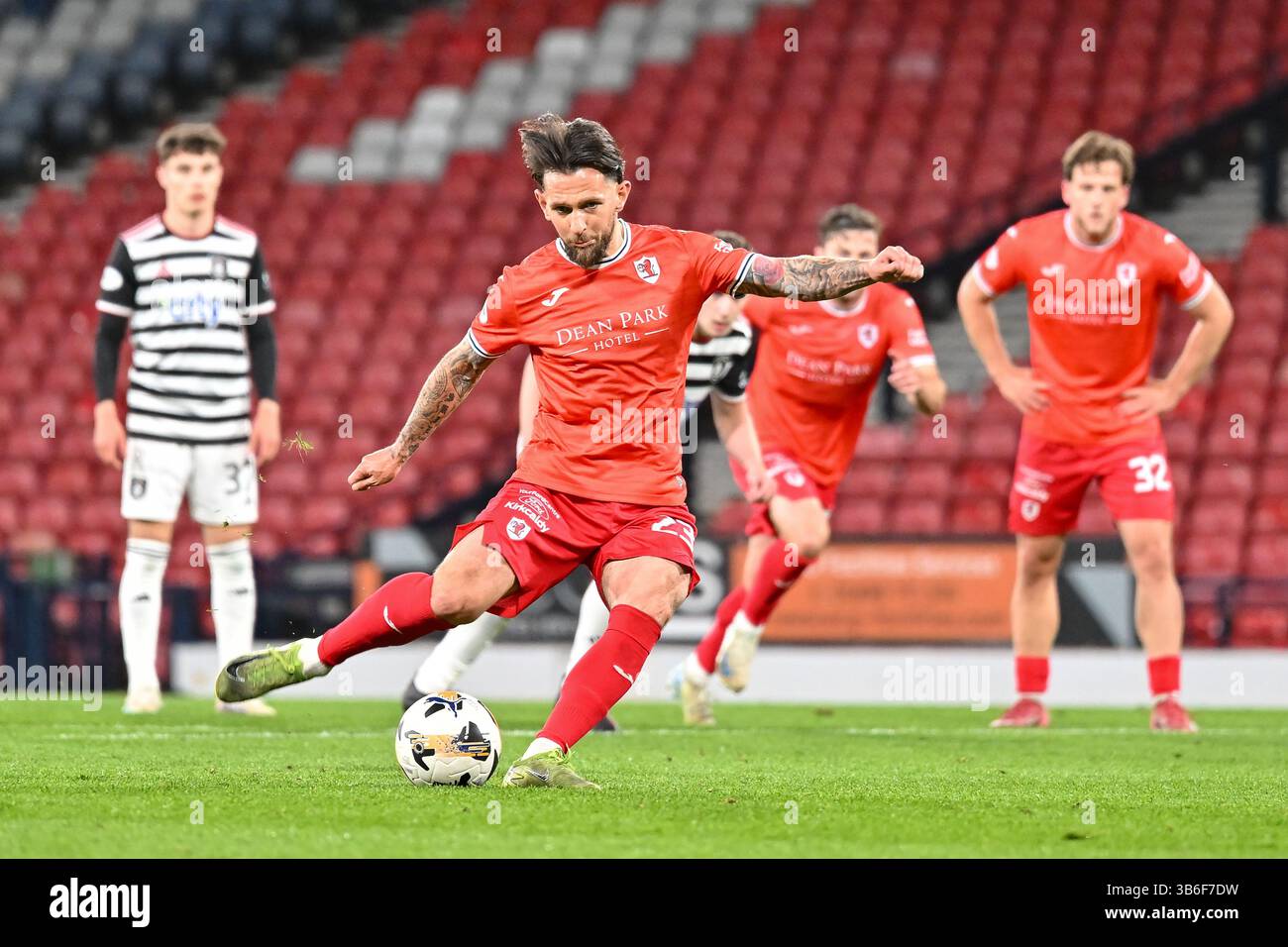Glasgow, Scotland, UK. 2nd May, 2025. Dylan Easton of Raith Rovers ...