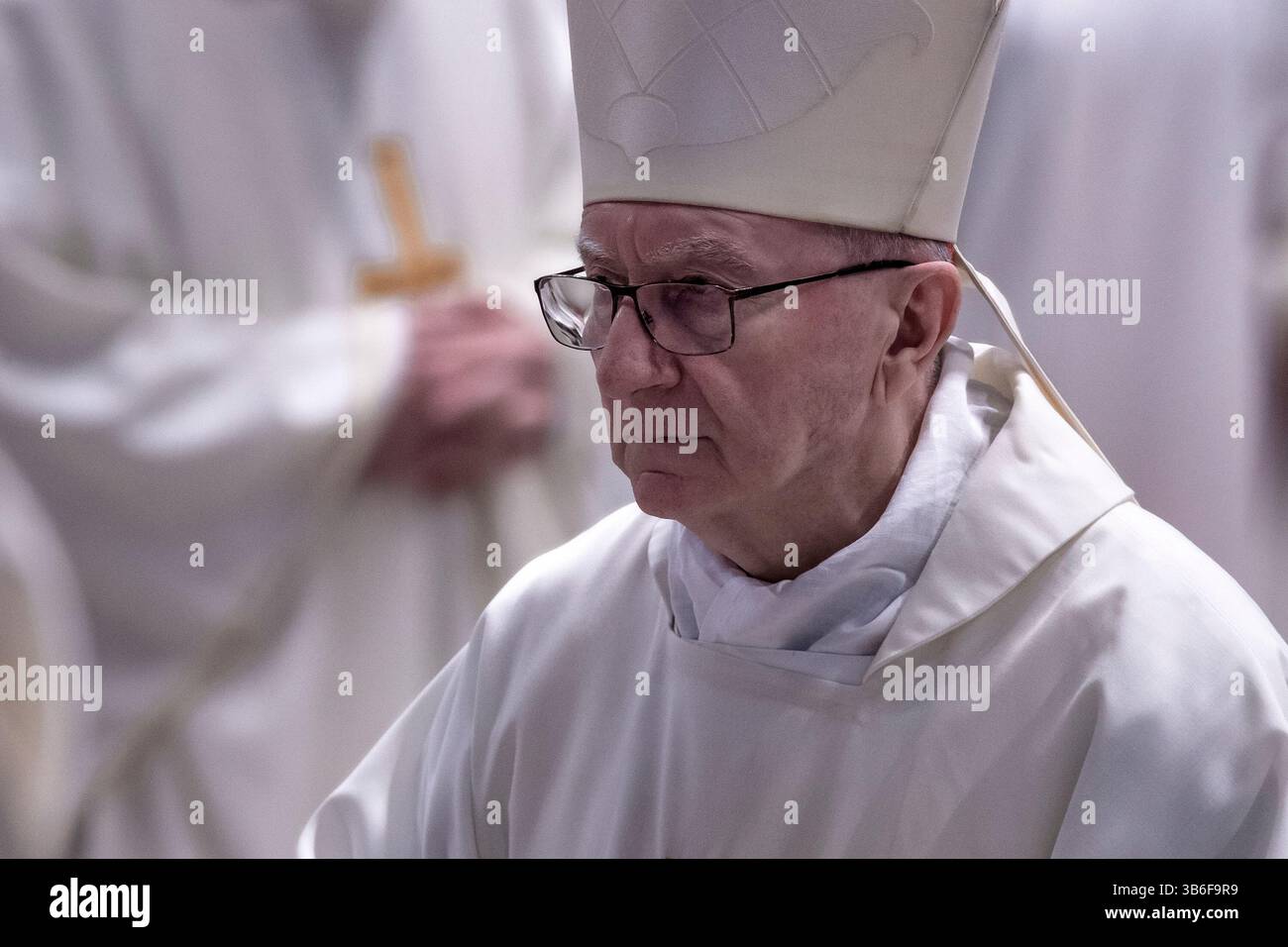Vatican City, Vatican, 03 May 2025. Cardinal Pietro Parolim attends ...