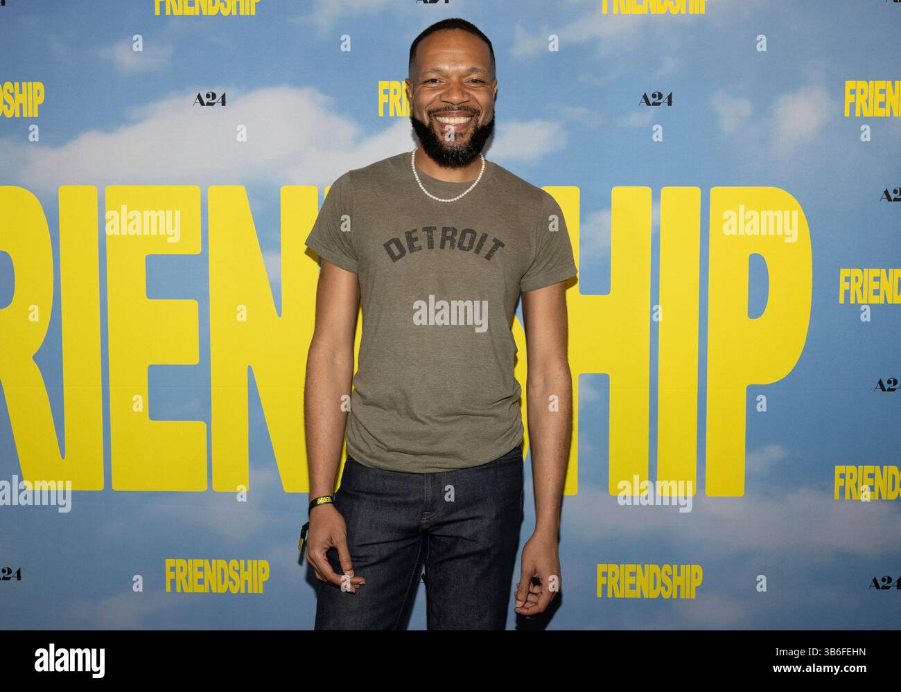 Jason Veasey attends the special screening of "Friendship" at AMC ...