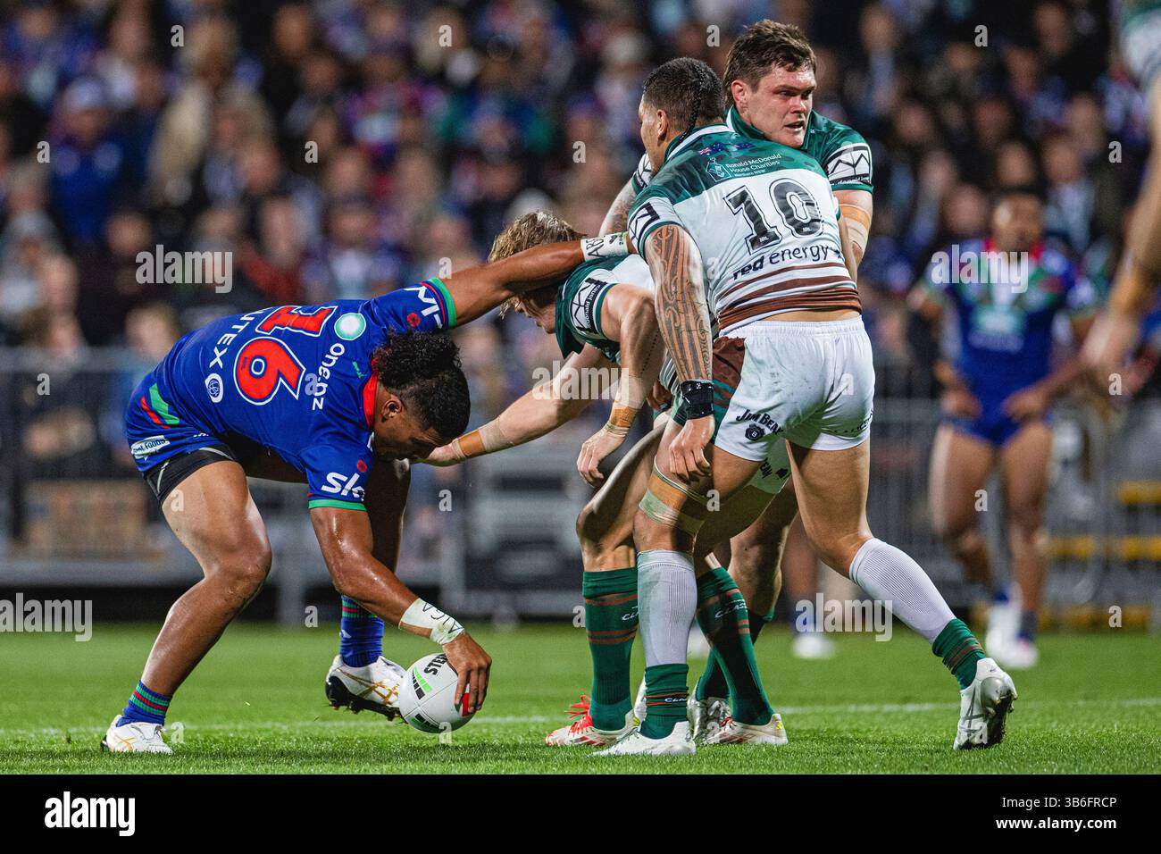Christchurch, NEW ZEALAND - April 25 : Warriors player Demitric ...