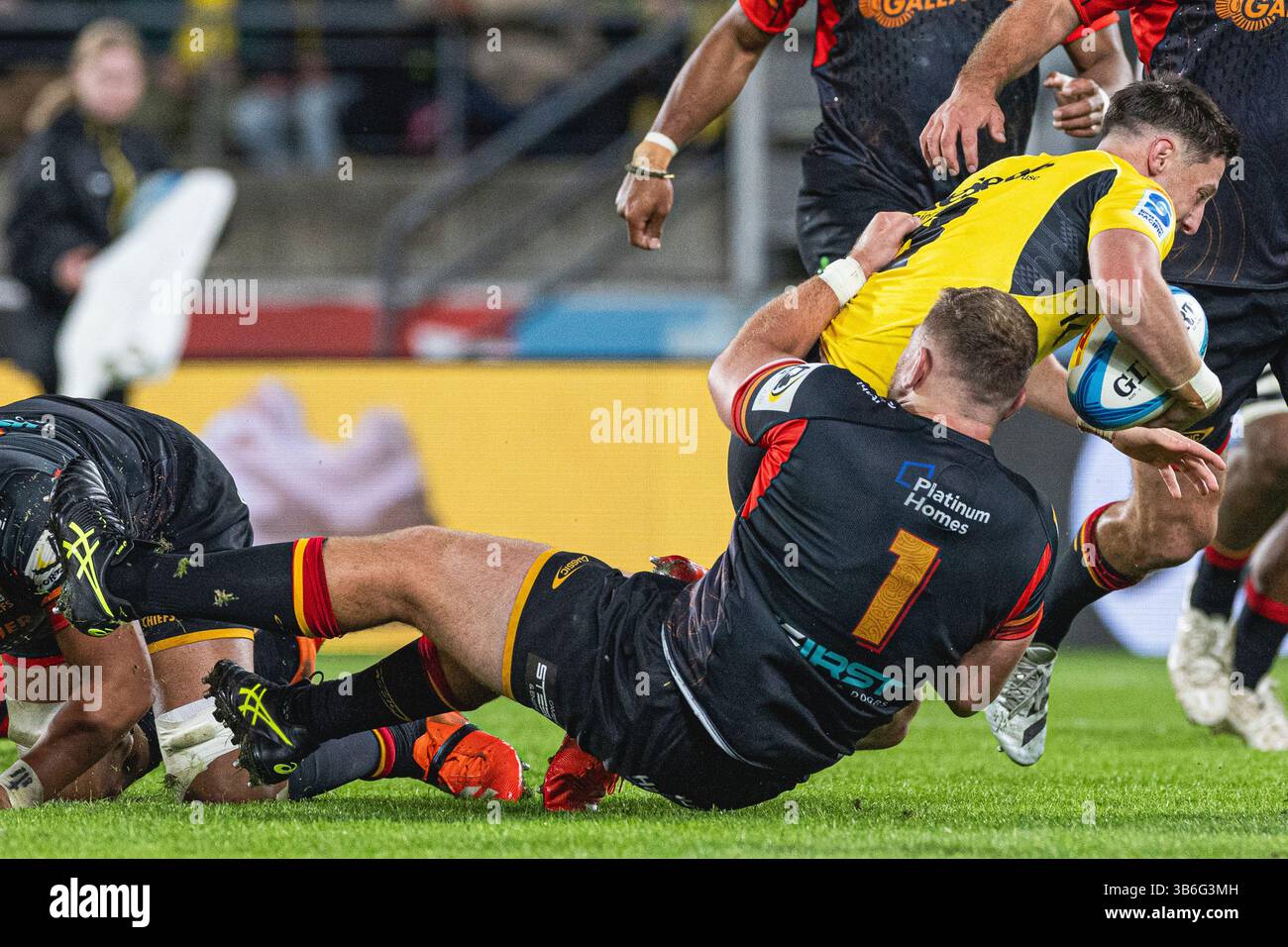 Wellington, NEW ZEALAND - MAY 3 : Hurricanes player Cam Roigard ...