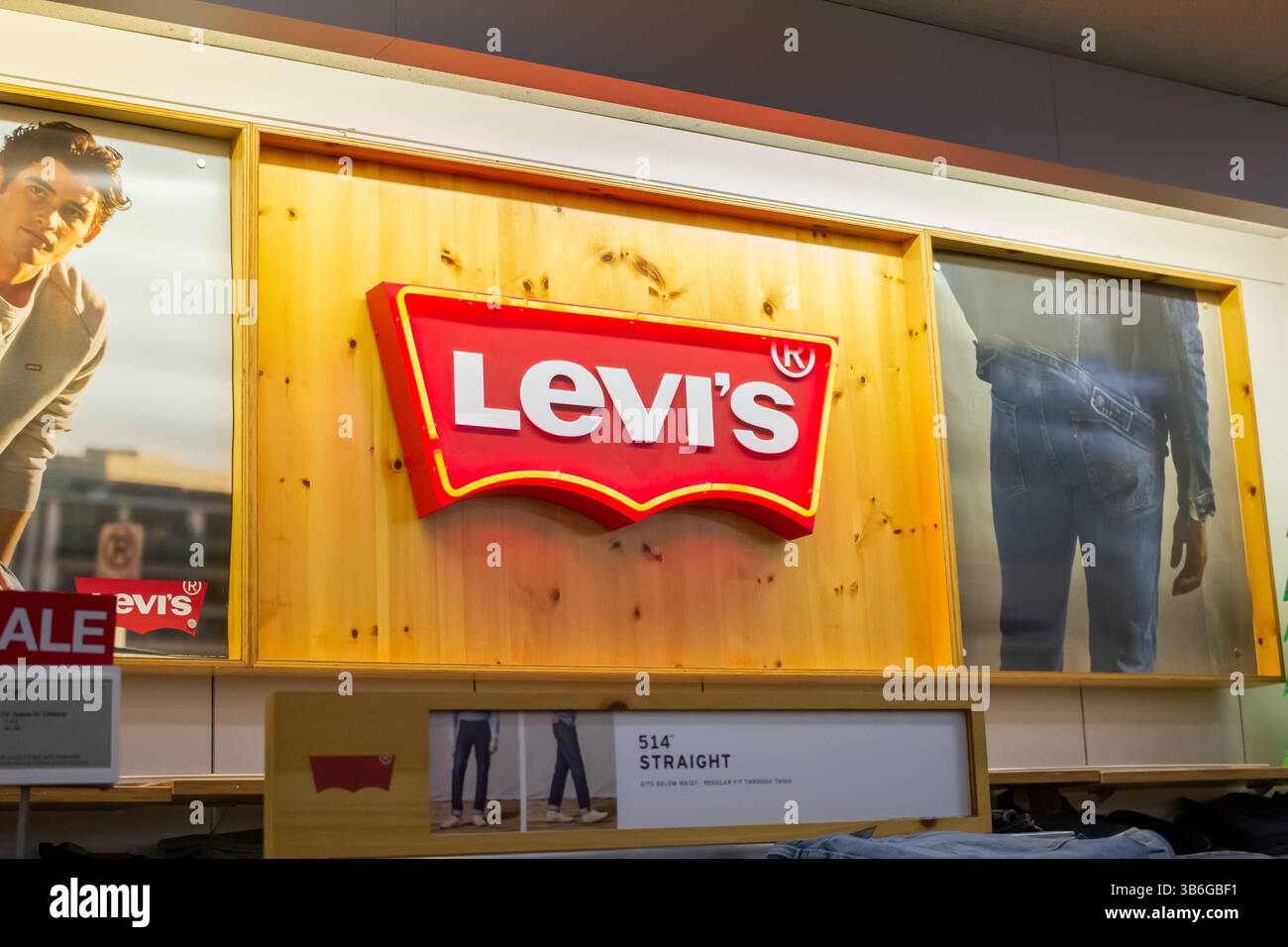 Los Angeles, California, United States - 11-09-2019: A view of the Levi ...