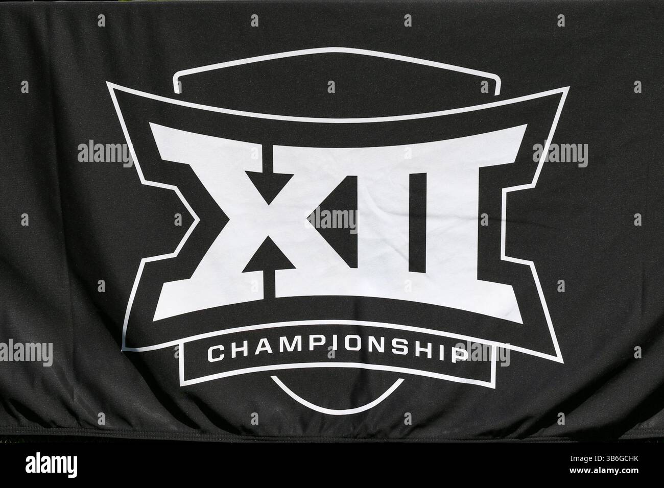 May 03, 2025: A sign showing the Big XII Championship logo during the ...