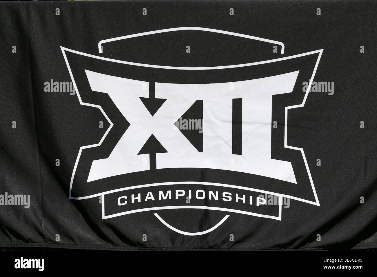 Boulder, CO, USA. 03rd May, 2025. A sign showing the Big XII ...