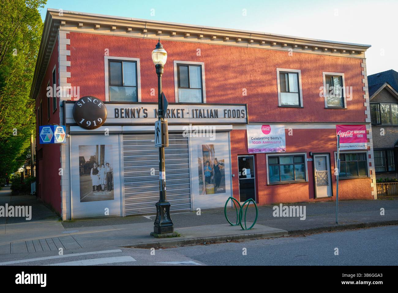 The historic Benny's Market in Strathcona, Vancouver, BC Stock Photo ...