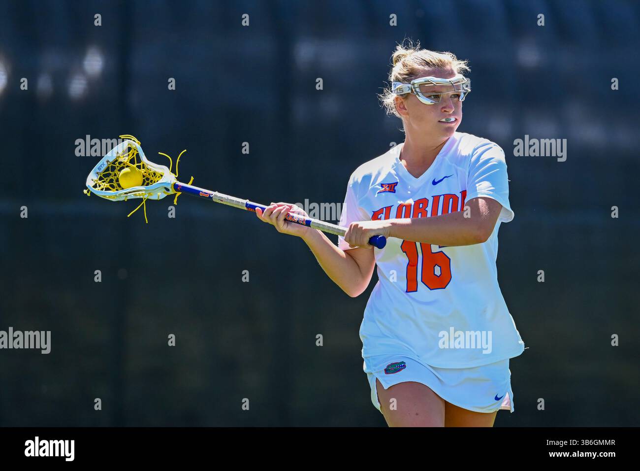May 03, 2025: Florida attacker, Frannie Hahn (16), in action during the ...