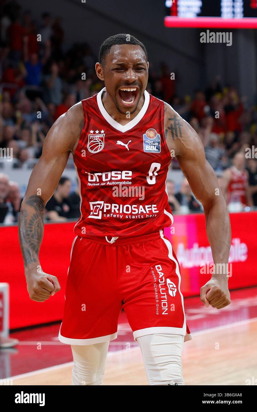 Bamberg, Deutschland. 03rd May, 2025. Kyle Lofton (Bamberg Baskets, 0 ...