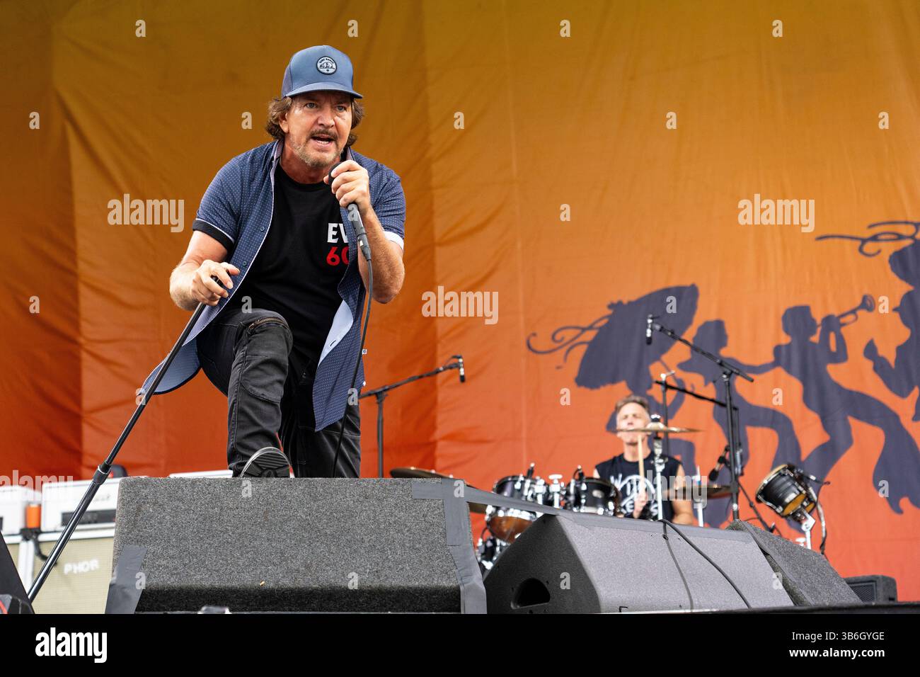 Eddie Vedder of Pearl Jam performs during the second weekend of the New ...