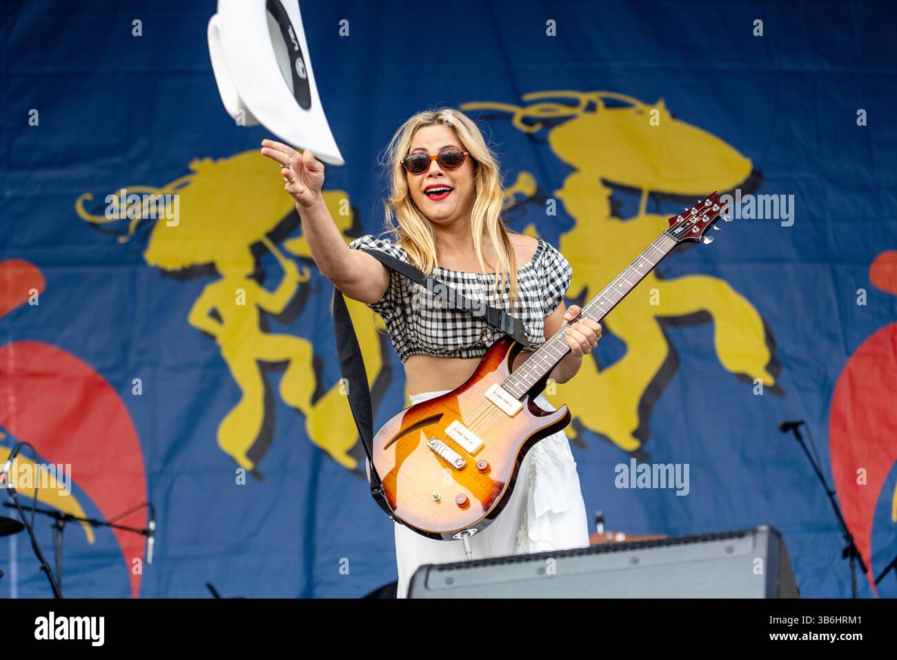 Maggie Koerner performs during the second weekend of the New Orleans ...
