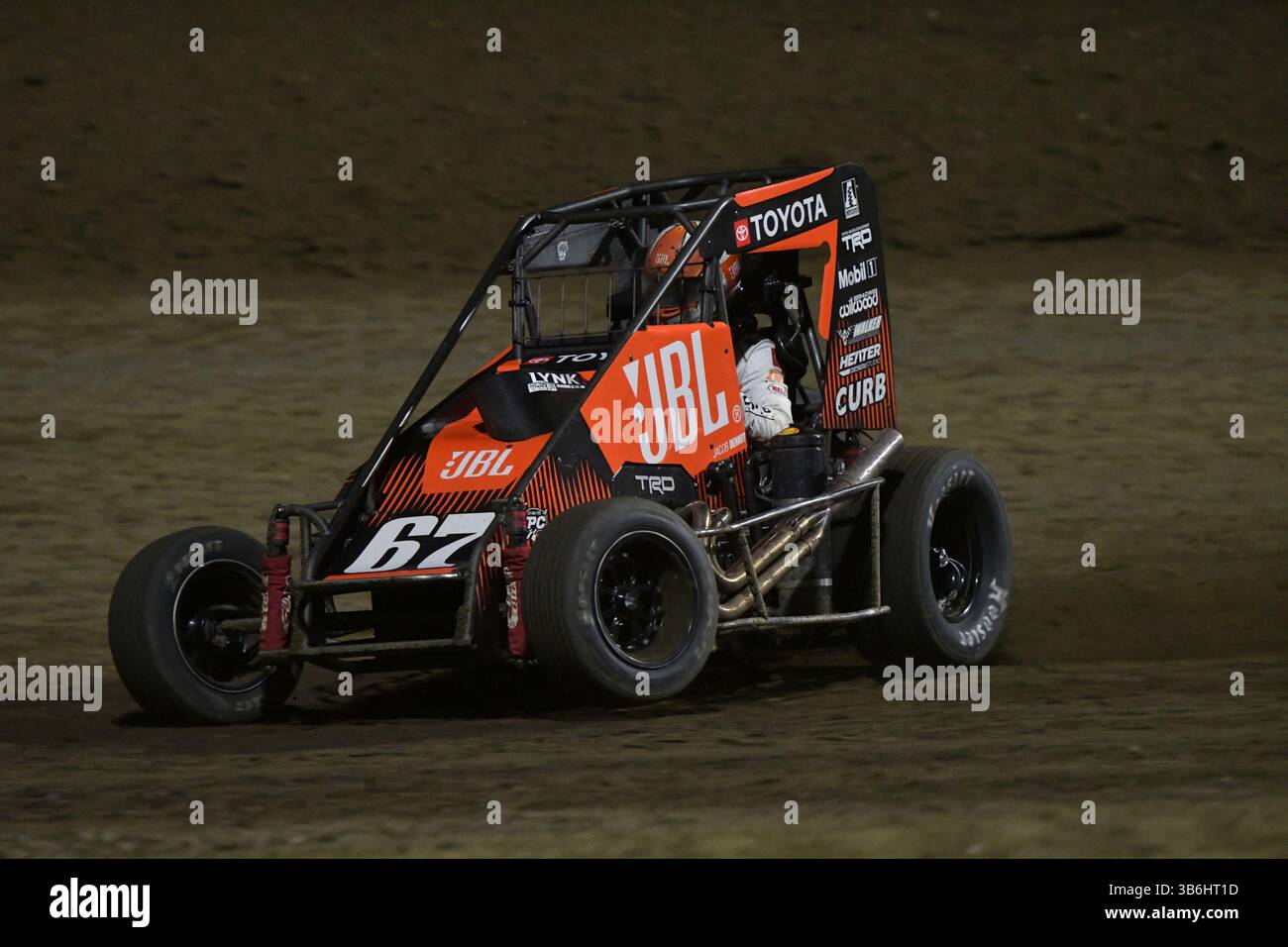 KOKOMO, IN - APRIL 27: Jacob Denney (67) Keith Kunz/Curb-Agajanian ...