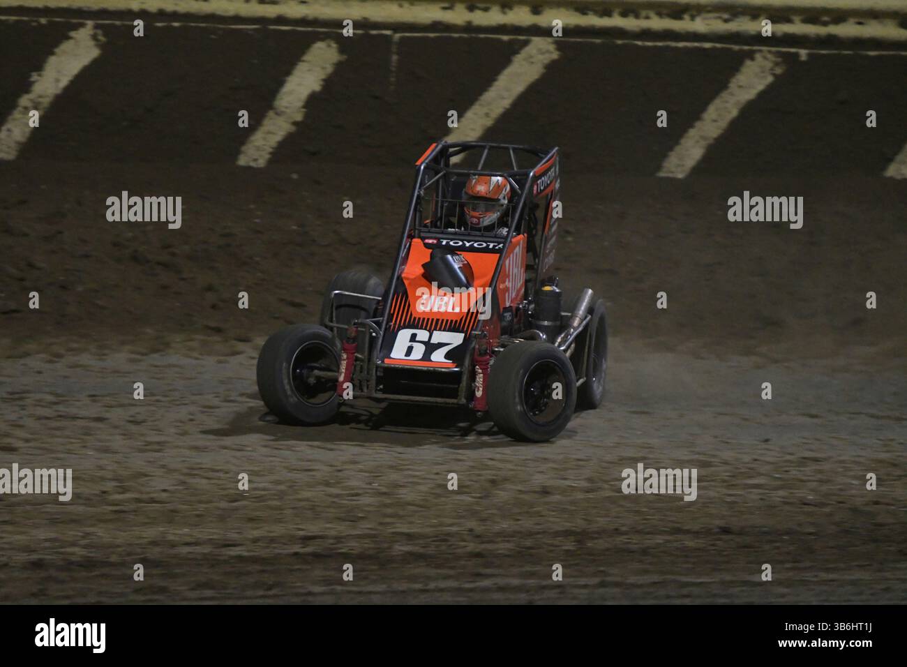 KOKOMO, IN - APRIL 27: Jacob Denney (67) Keith Kunz/Curb-Agajanian ...