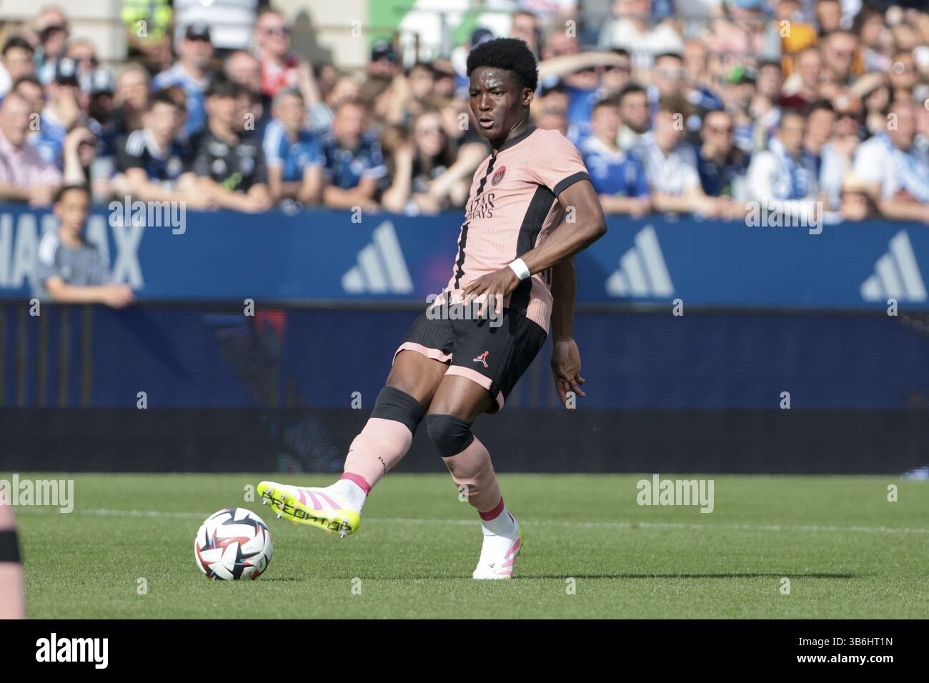 Axel Tape of PSG during the French championship Ligue 1 football match ...