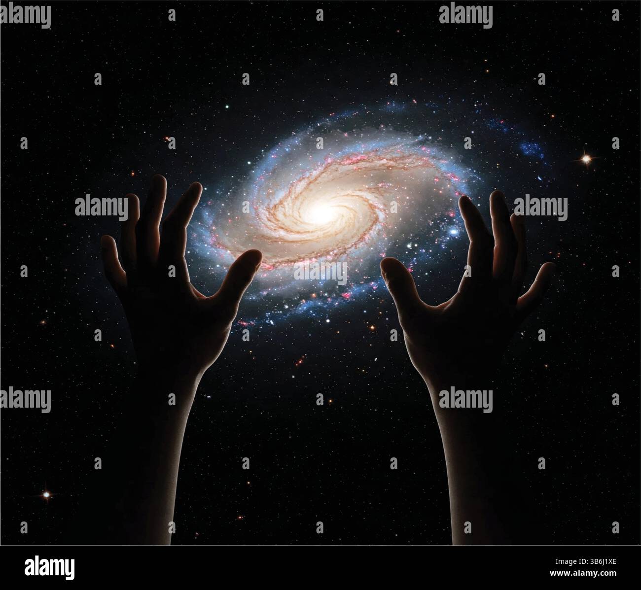 Swirling galaxy hi-res stock photography and images - Alamy