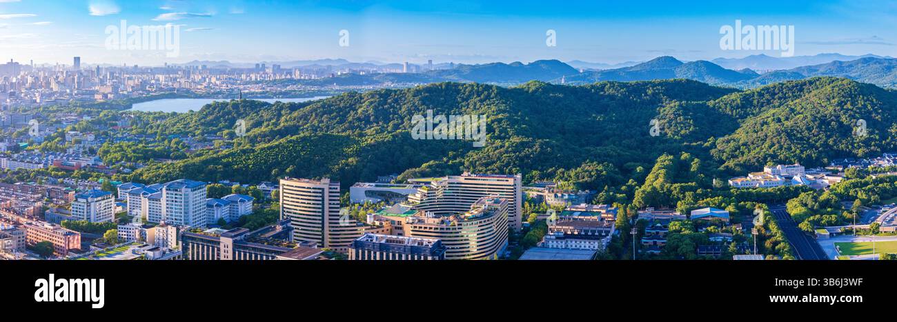 Aerial view of West Lake Scenic Area in Hangzhou, China Stock Photo - Alamy