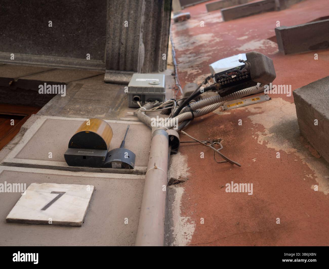 Cremona, Italy - April 12th 2025 Electrical Infrastructure Featuring ...