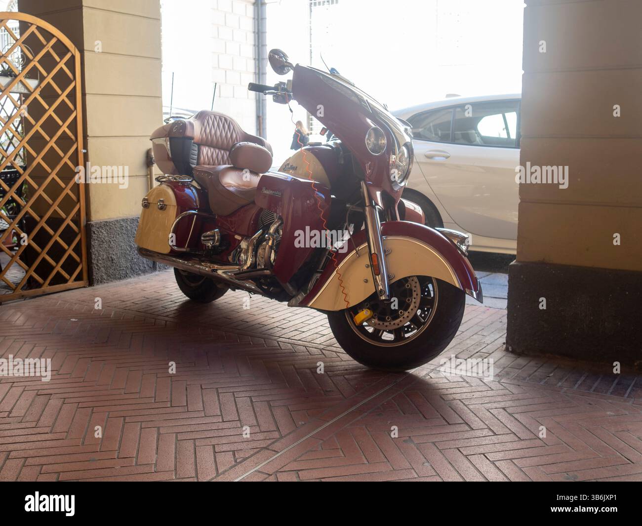 Cremona, Italy - April 12th 2025 Indian Roadmaster Elite Motorcycle in ...