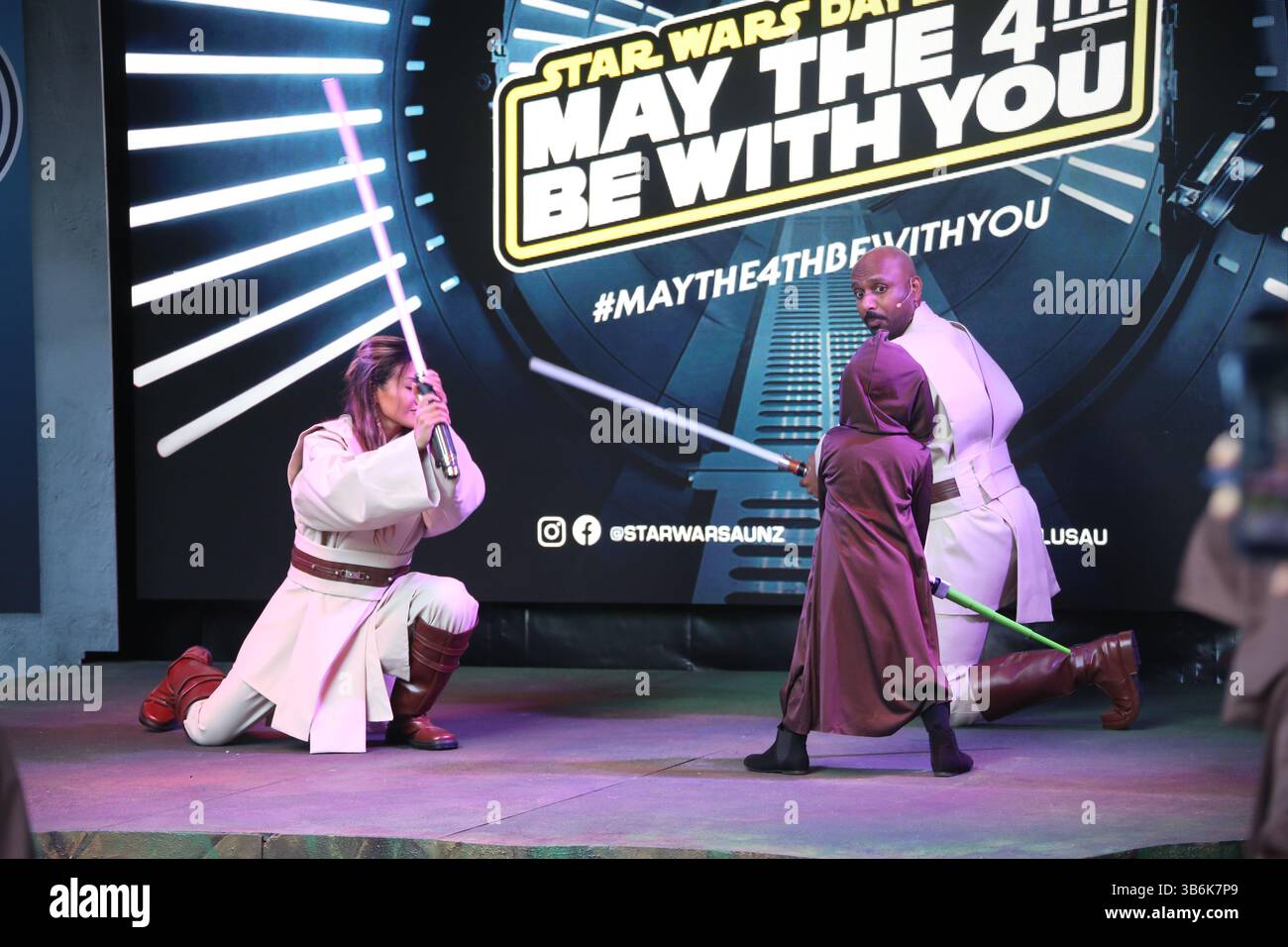 Sydney, Australia. 4th May 2025. May 4th Star Wars Day celebrated at ...