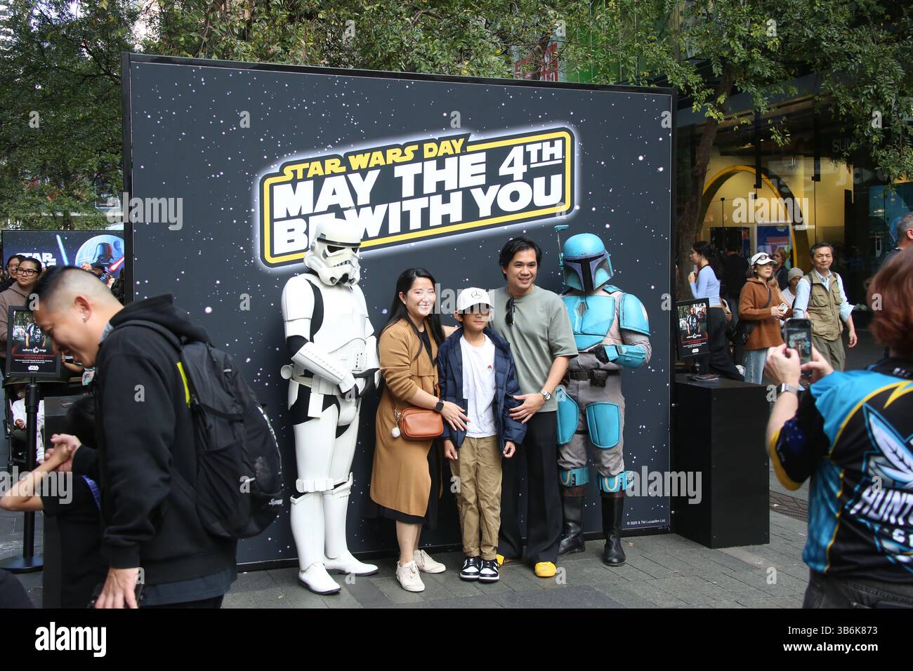 Sydney, Australia. 4th May 2025. May 4th Star Wars Day celebrated at ...