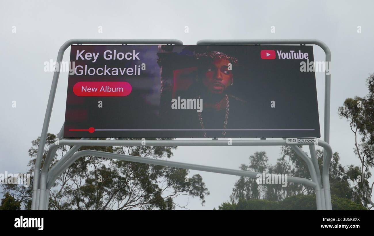 Los Angeles, California, USA 2nd May 2025 Key Glock Glockaveli New ...
