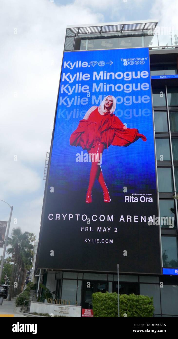 Los Angeles, California, USA 2nd May 2025 Kylie Minogue Tension Tour ...