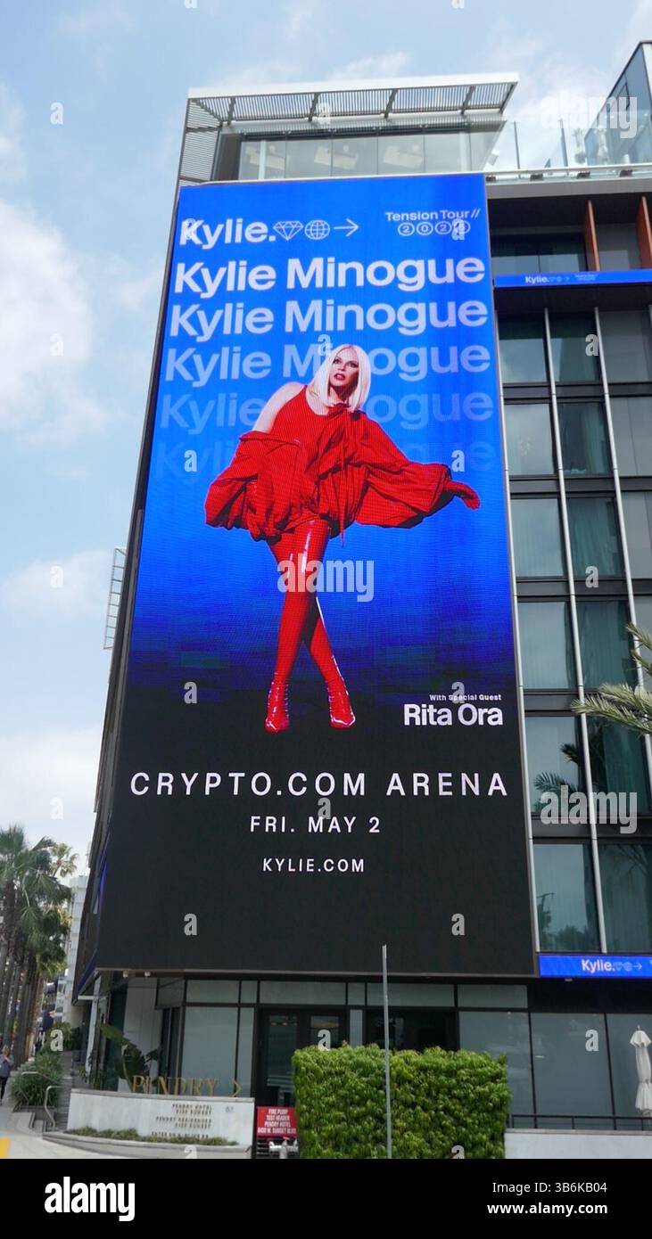 Los Angeles, California, USA 2nd May 2025 Kylie Minogue Tension Tour ...