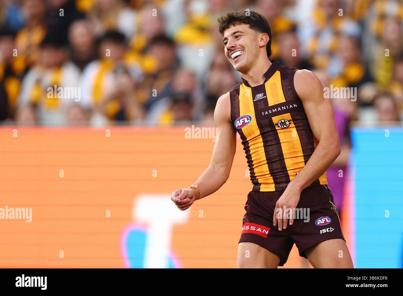 Melbourne, Australia. 04th May, 2025. Massimo D'Ambrosio of the Hawks ...