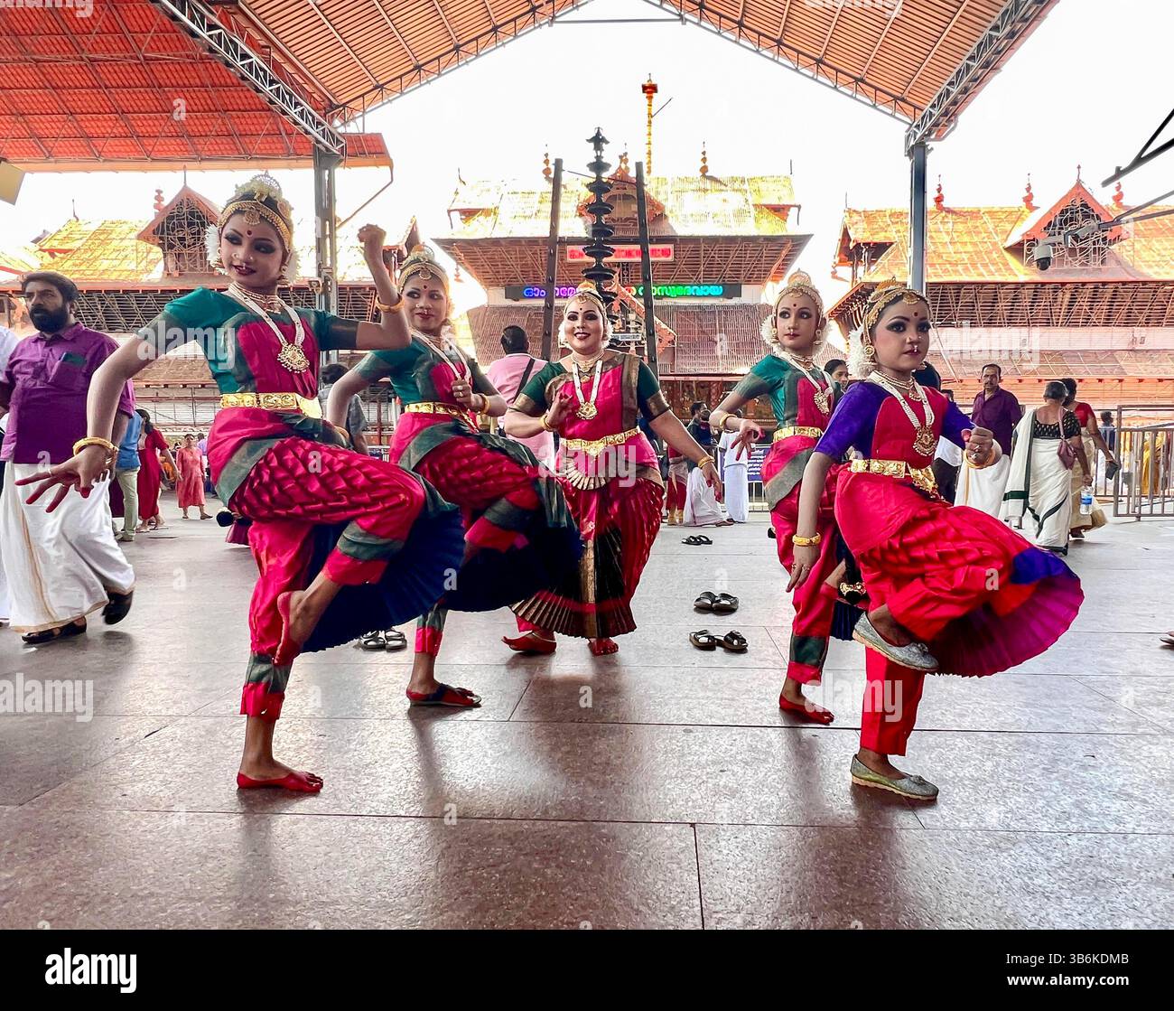 February 21, 2024, Guruvayur, Kerala, India: Bharatanatyam is a Indian ...
