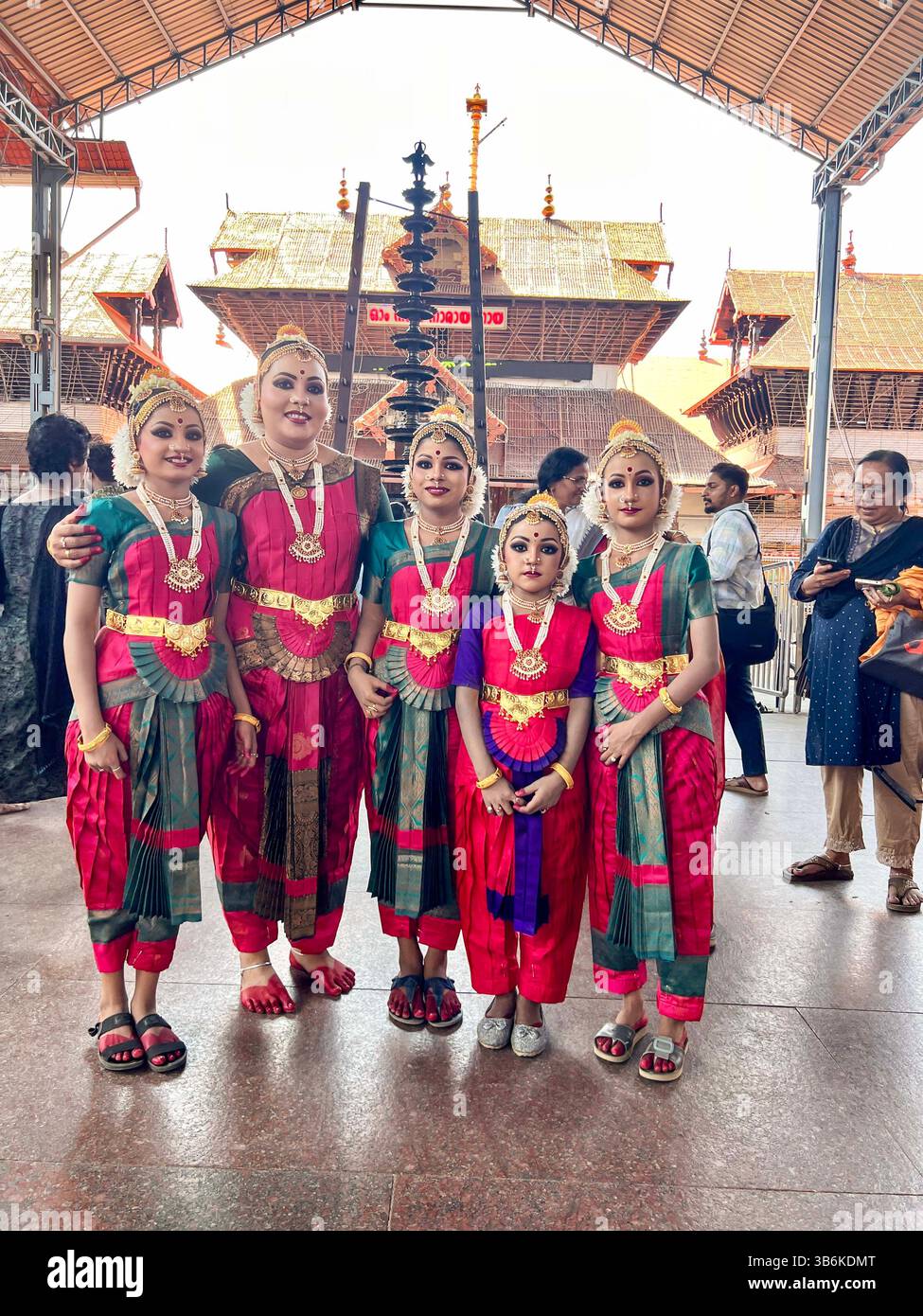 February 21, 2024, Guruvayur, Kerala, India: Bharatanatyam is a Indian ...