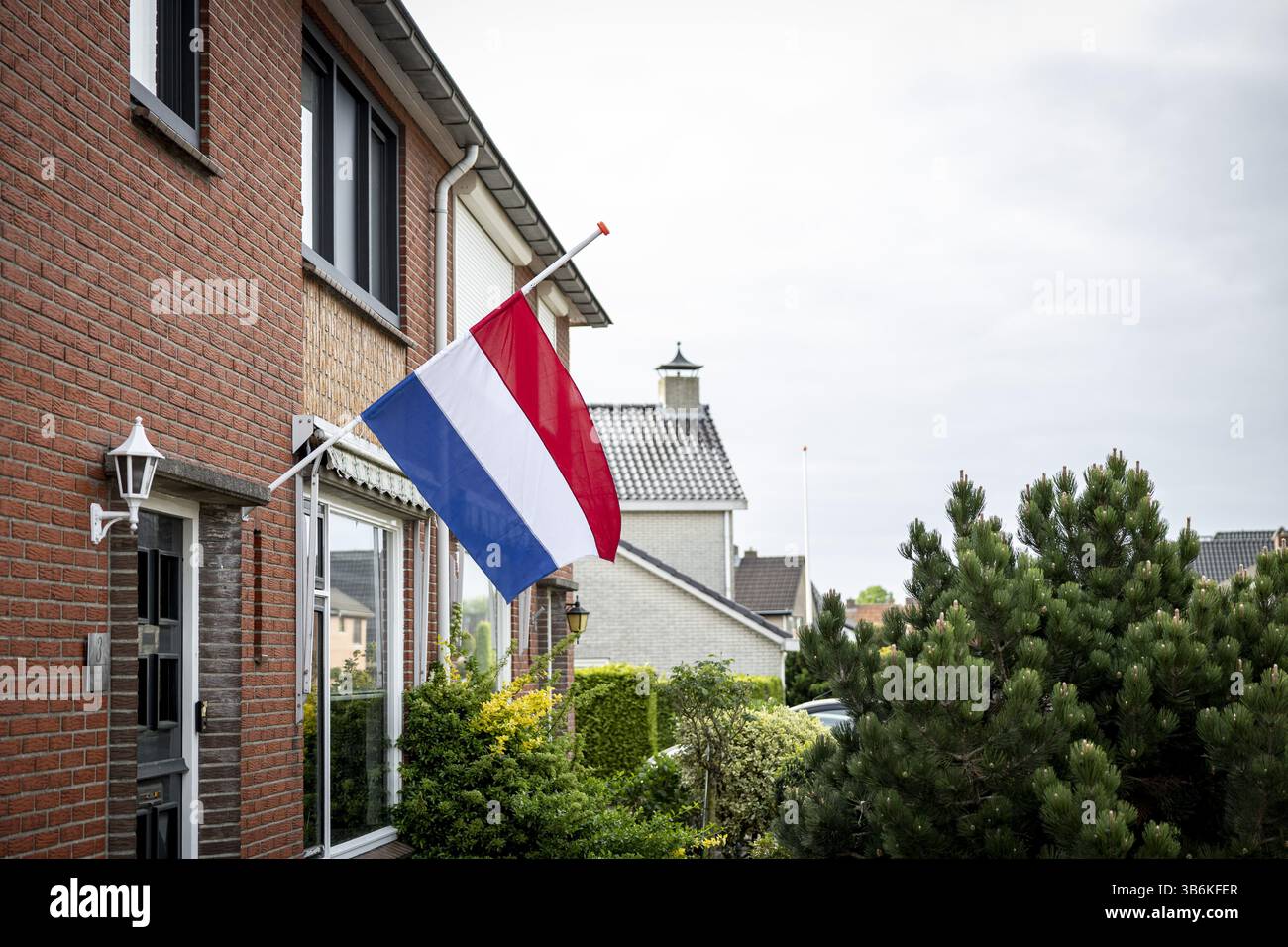 ENTER - A Dutch flag hangs at half-mast on May 4 for Remembrance of the ...