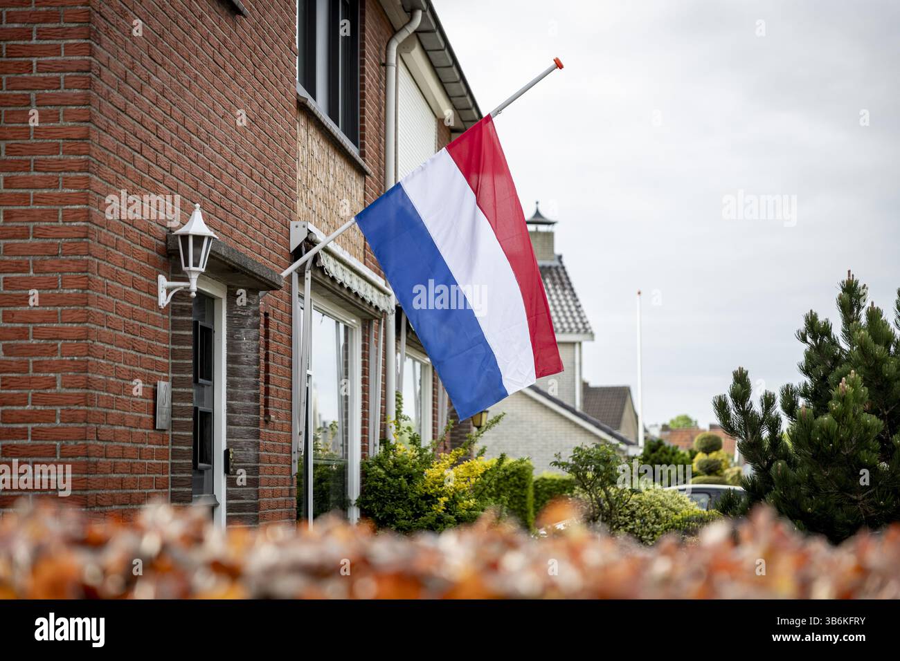 ENTER - A Dutch flag hangs at half-mast on May 4 for Remembrance of the ...