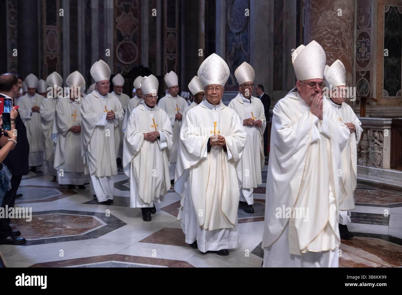 Vatican City, Vatican. 03rd May, 2025. Cardinal Lazzaro You Heung-sik ...