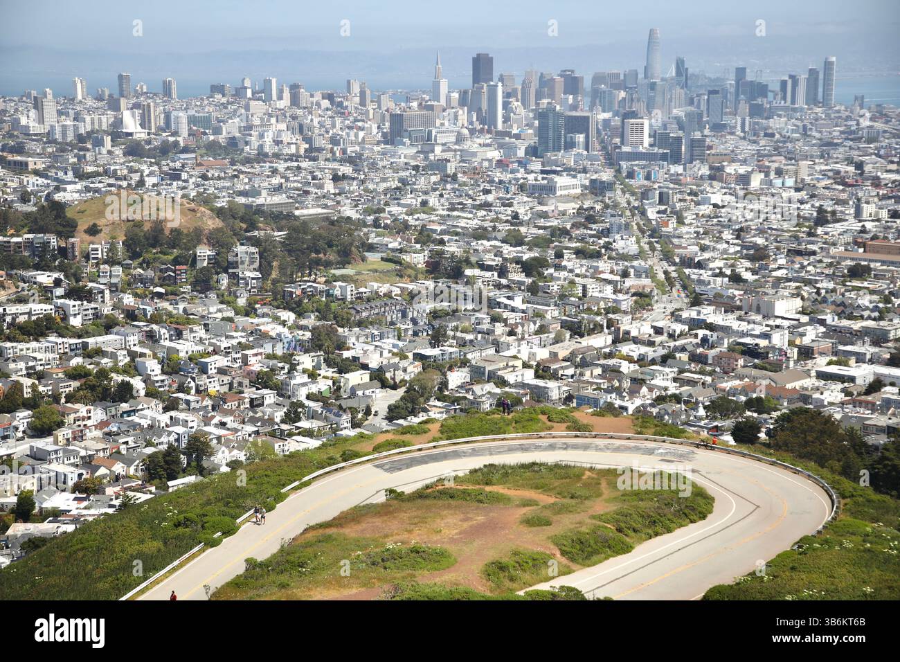 San Francisco, United States. 22nd Apr, 2025. Twin Peaks Boulevard and ...