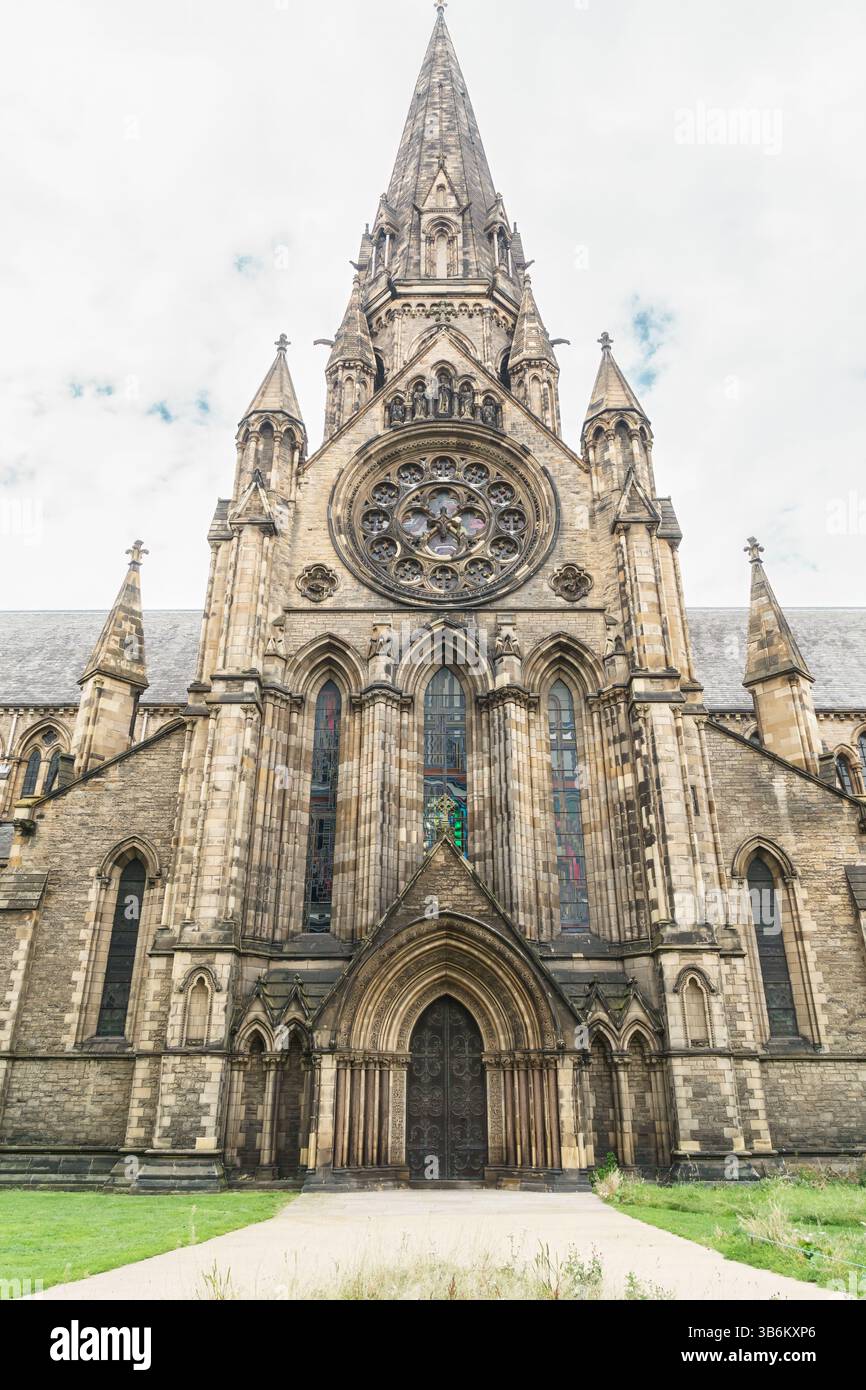 Majestic facade of St. Mary's Cathedral in Edinburgh, Scotland ...