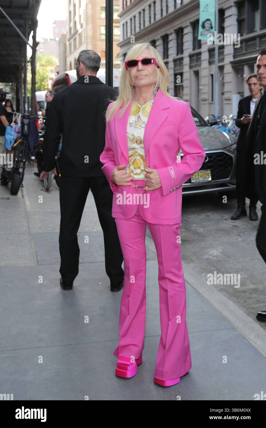 NEW YORK, NY - MAY 4: Just one day after celebrating her 70th birthday ...